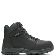 Men's 16" Cement Rubber Boot Steel Toe Black - Walmart.com