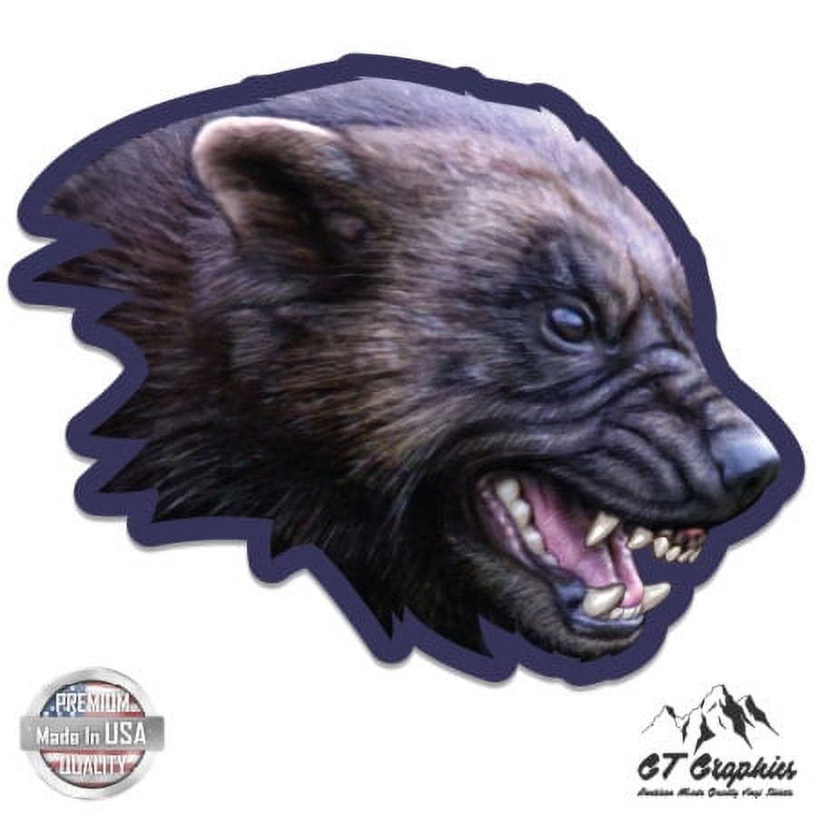 Wolverine Head - 3" Vinyl Sticker - For Car Laptop I-Pad Phone Helmet ...