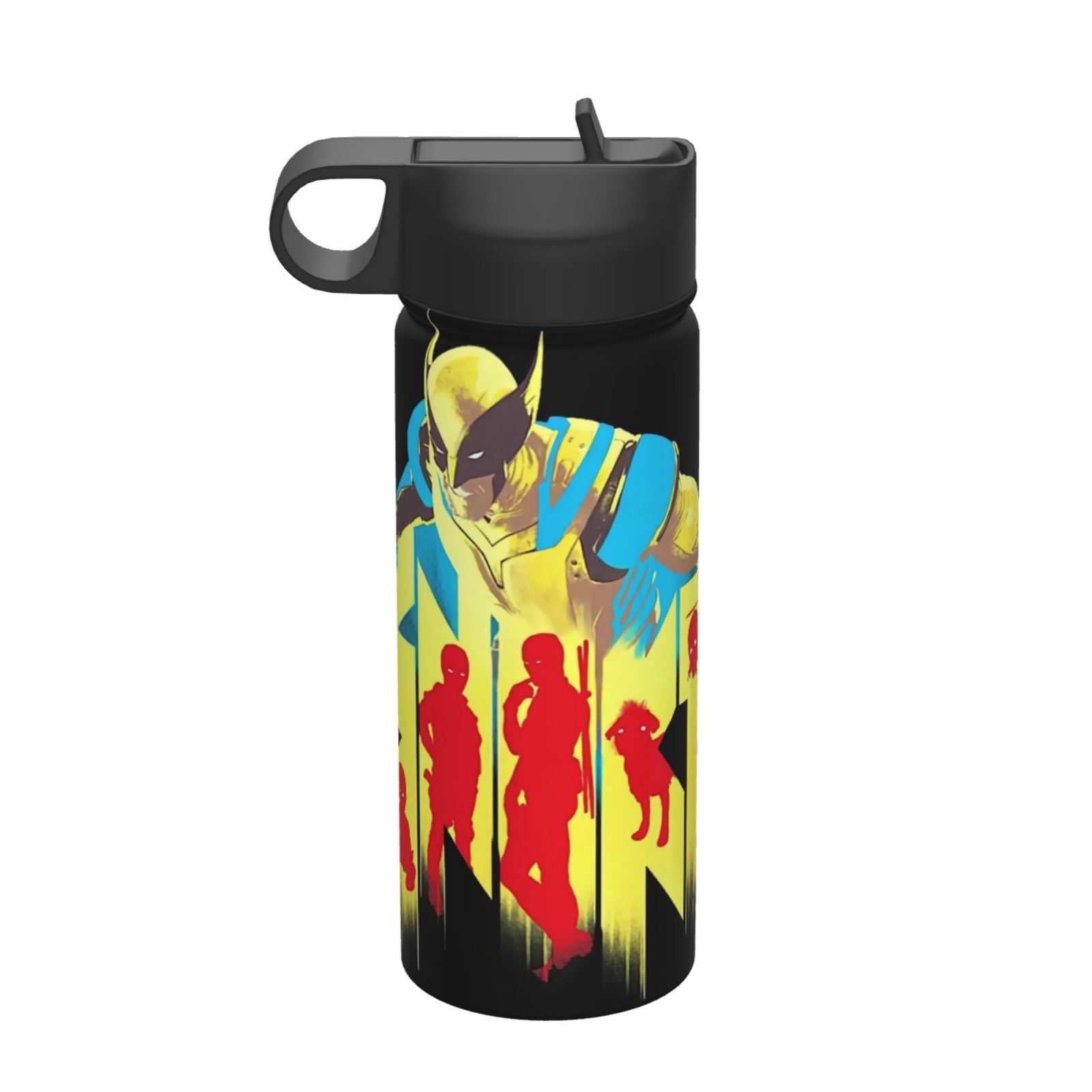Wolverine Insulated Water Bottle, 18oz Vacuum Stainless Steel Sports ...