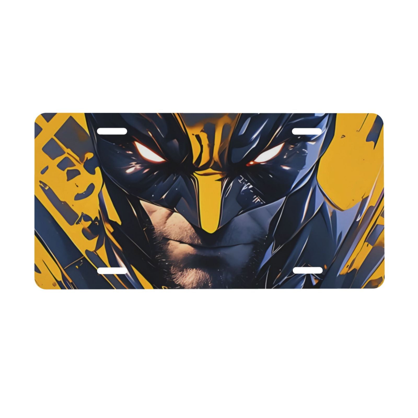 Wolverine License Plate, Car Front License Plates With 4 Holes, Metal ...