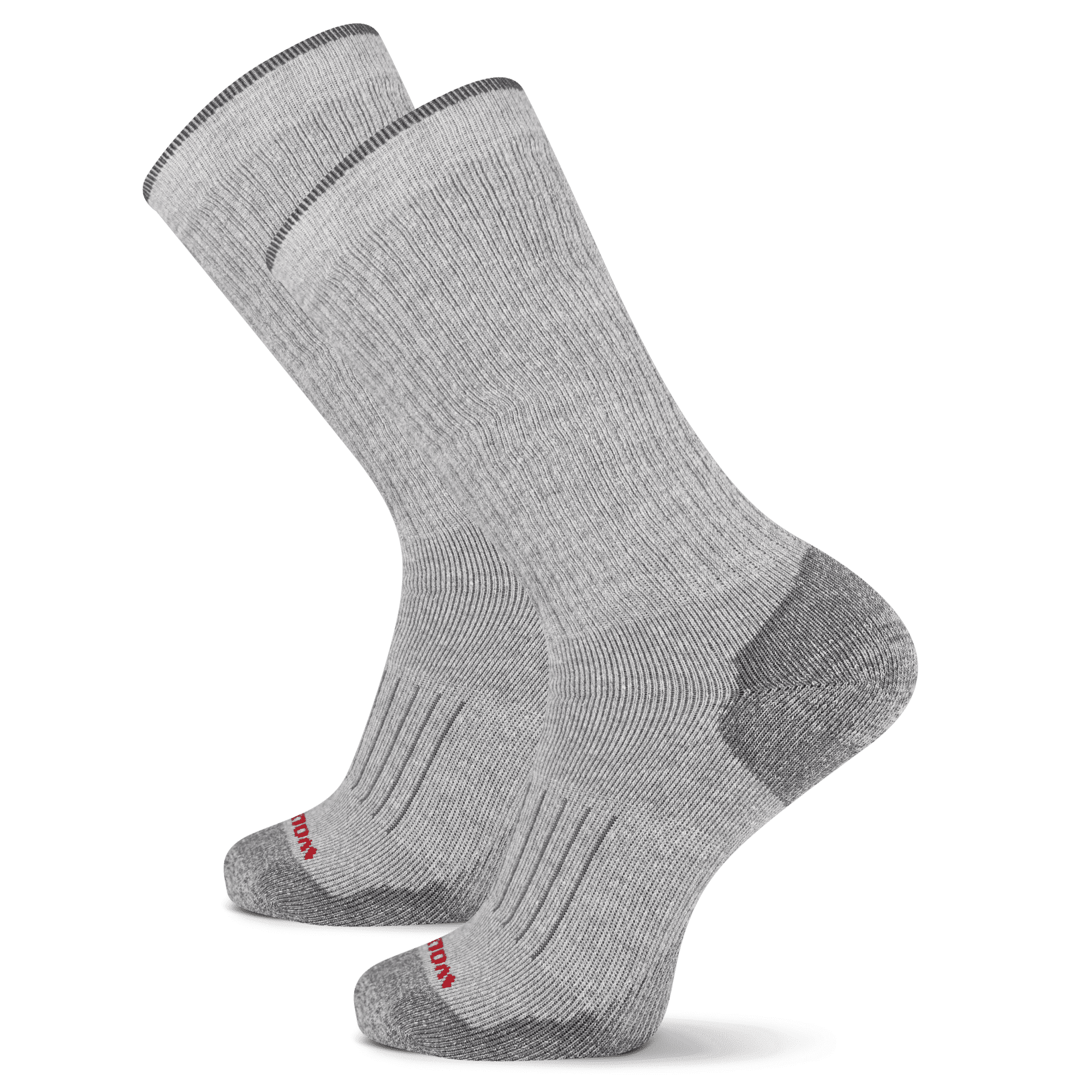 Wolverine Men's All Season Work Mid Calf Sock 2 Pair Pack, Gray ...