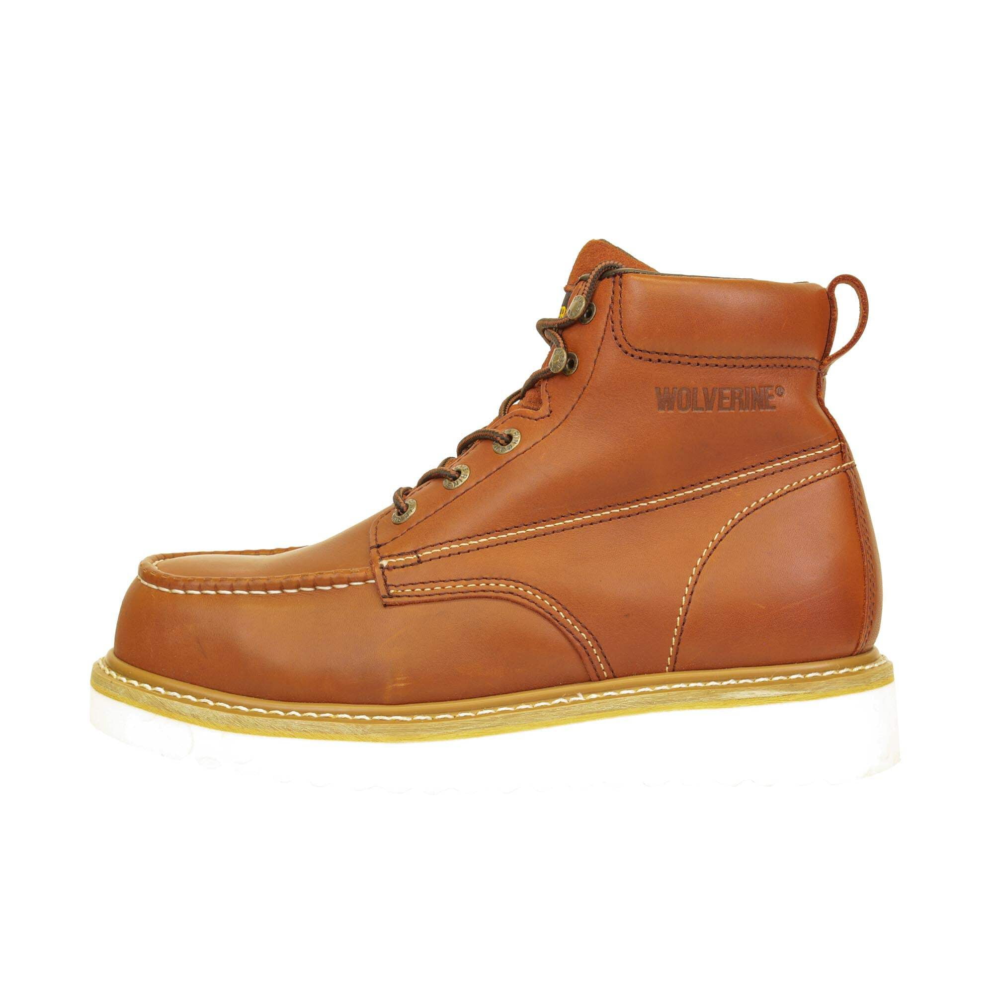 Wolverine Men's T-Bone Work Boot Steel Toe Rust Copper 7 D(M) US ...