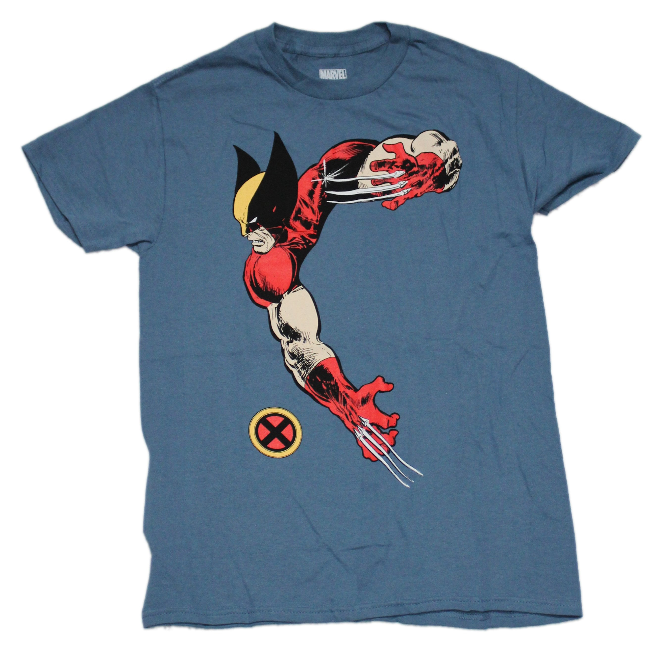 Wolverine Mens T-Shirt - Wolvy Ripping Through Shirt Image (Small ...