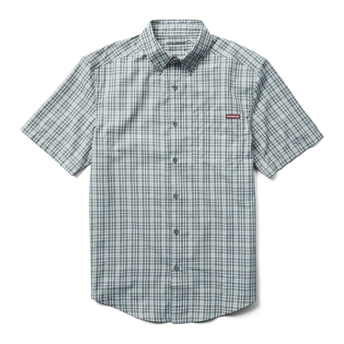 Wolverine Mortar Short Sleeve Shirt Men Ultimate Gray - Walmart.com