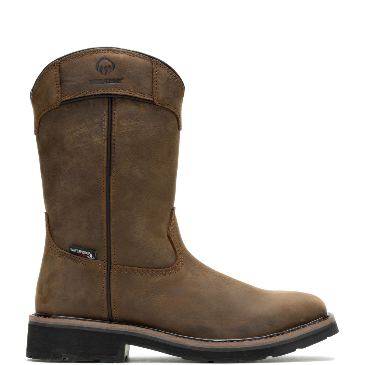 Wolverine Rancher Pull-Tab Waterproof Wellington Work Boot Men ...