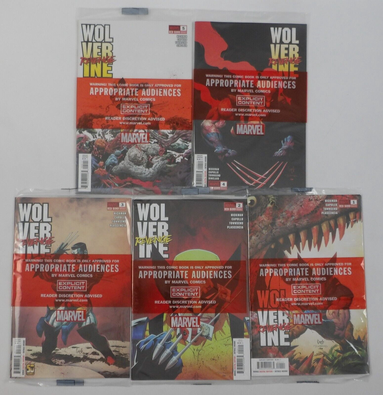 Wolverine: Revenge - Red Band #1-5 VF/NM complete series SEALED ...