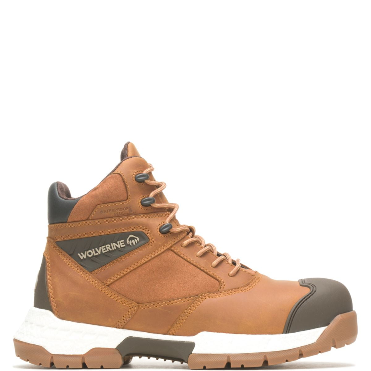 Wolverine Rush UltraSpring 6" CarbonMax Work Boot Men Honey - Walmart.com