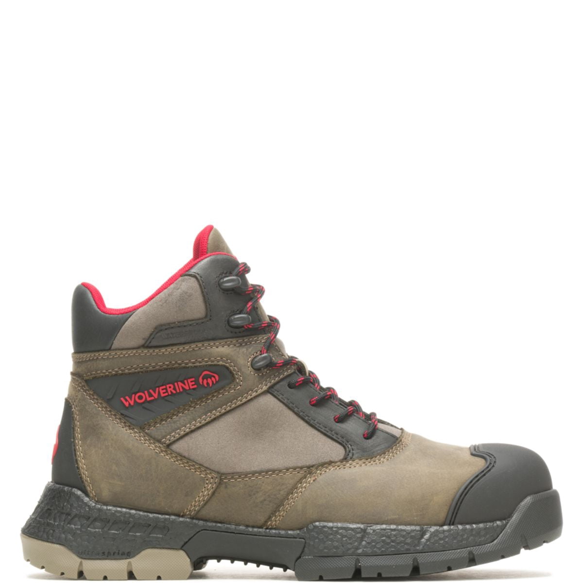 Wolverine Rush UltraSpring 6" CarbonMax Work Boot Men - Walmart.com