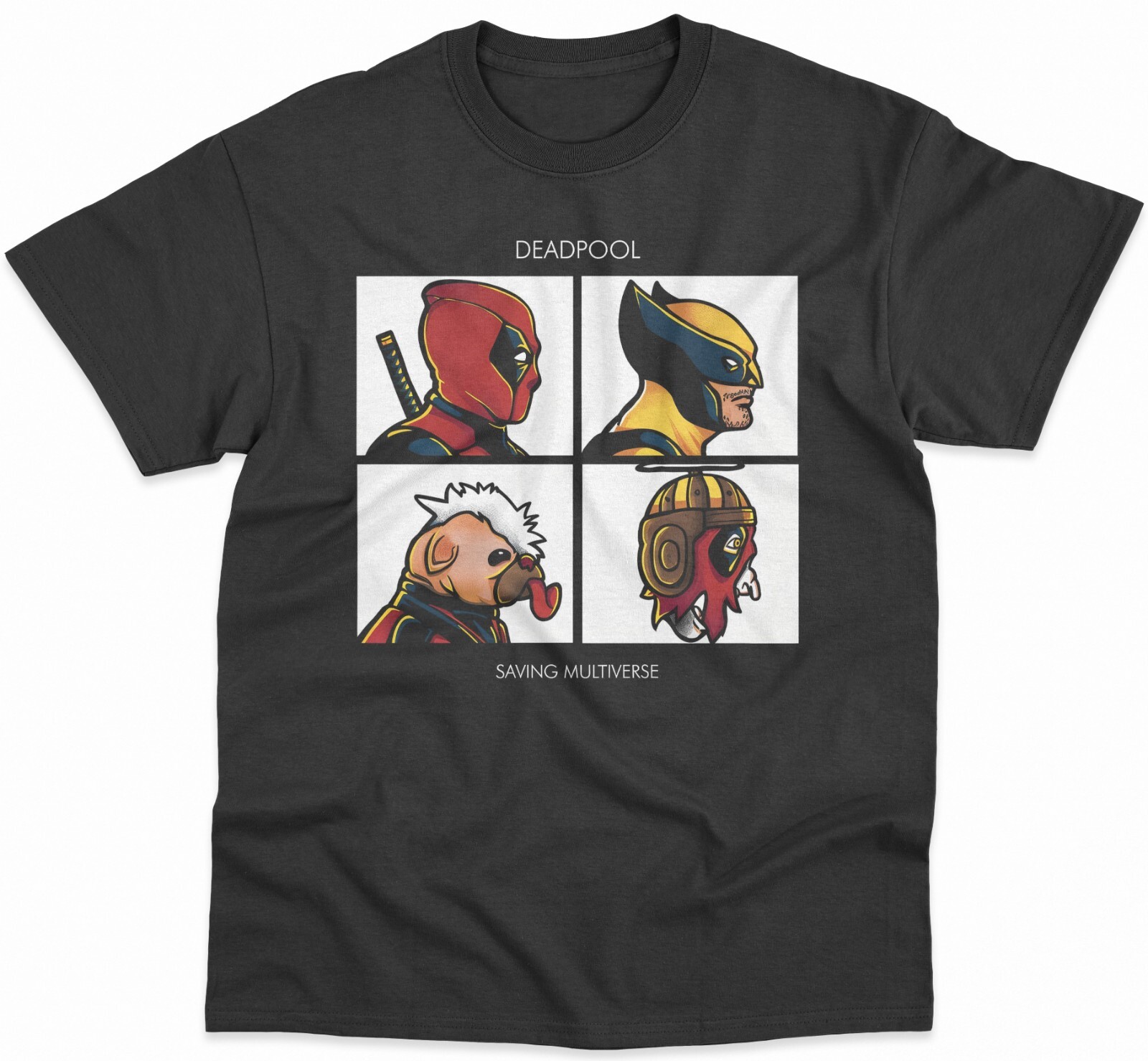 Wolverine T-Shirt Multiverse Mutants Logan Wolverine Yellow Suit Funny ...
