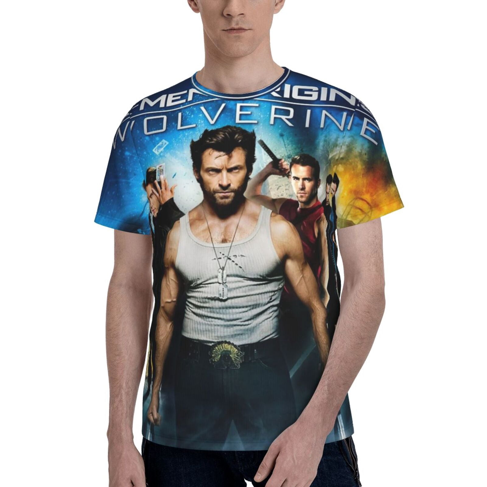 Wolverine T-Shirts 3d Printed Short Sleeve Tee Shirt For Men - Walmart.com