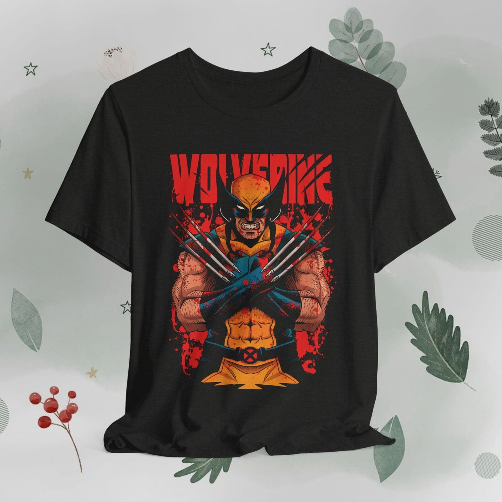 Wolverine T-shirt, Logan, Weapon X, Marvel Comics, X-man, Jean Grey ...