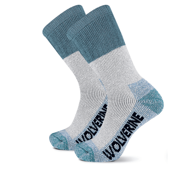 Wolverine Men's Upland Thermal Wool Boot Crew - 2 Pairs - Warm Cushion ...