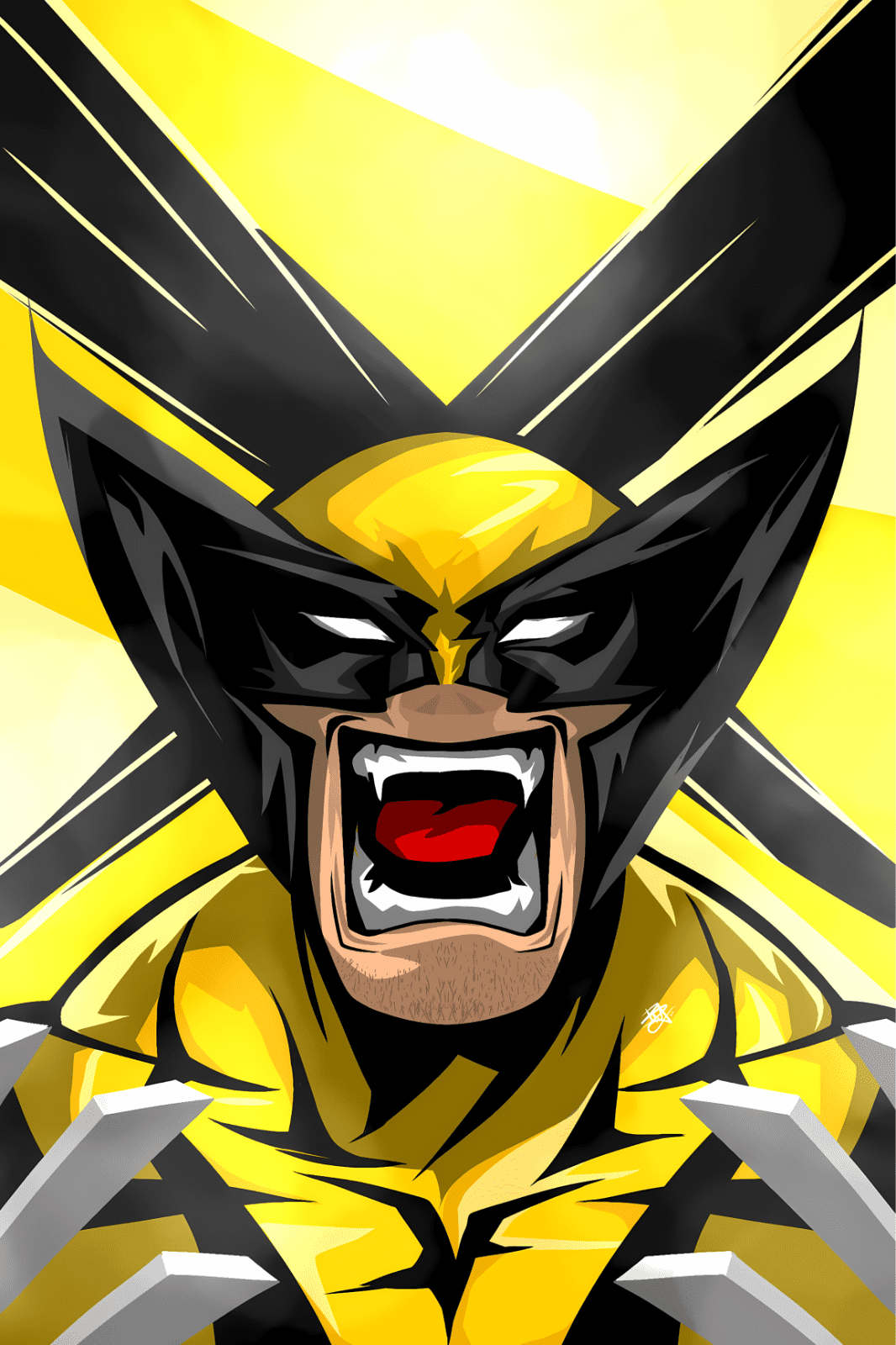 Wolverine X-men 97 Poster 24x36 vs deadpool marvel art comic x-23 ...