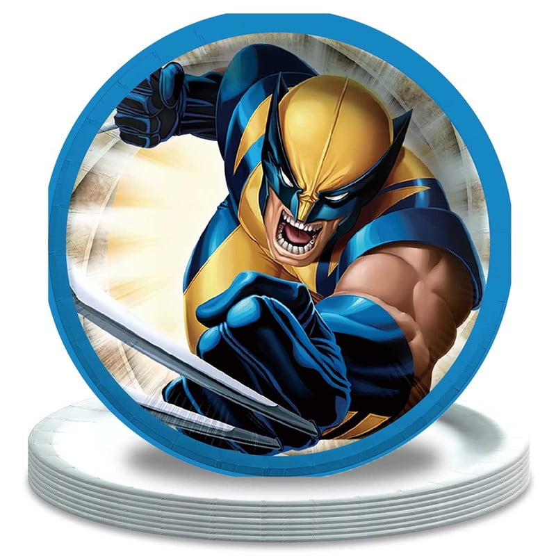 Wolverine X-men Party Supplies Plates Birthday Decorations Tableware ...