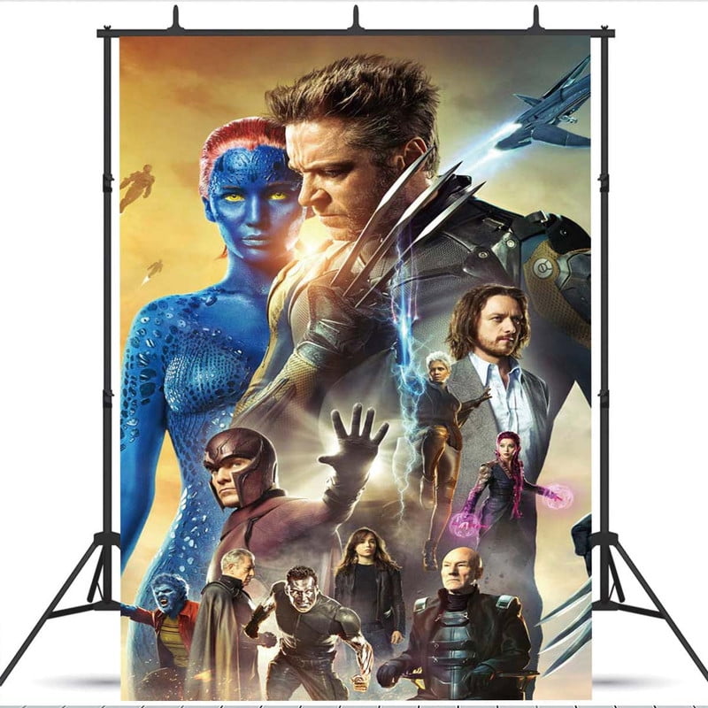 Wolverine X-men Post Wall Decor Birthday Banner Backdrop Background ...