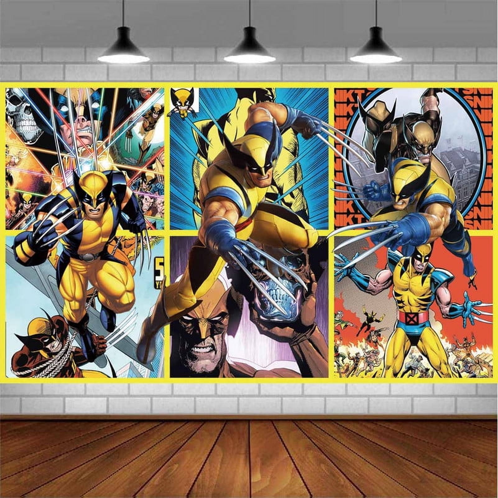 Wolverine X-men Taspestry Wall Decor Birthday Banner Backdrop ...