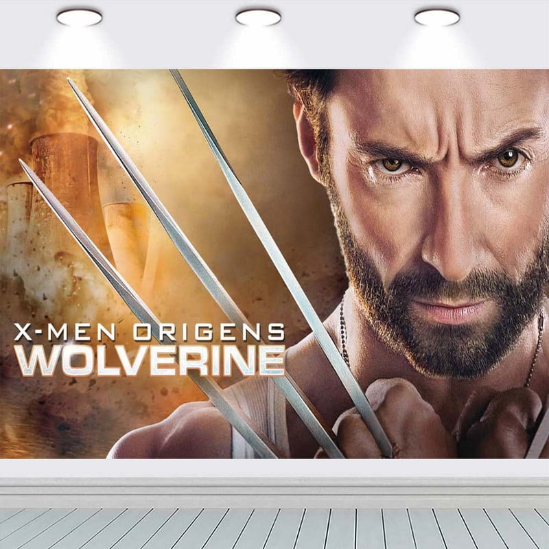Wolverine X-men Taspestry Wall Decor Birthday Banner Backdrop ...