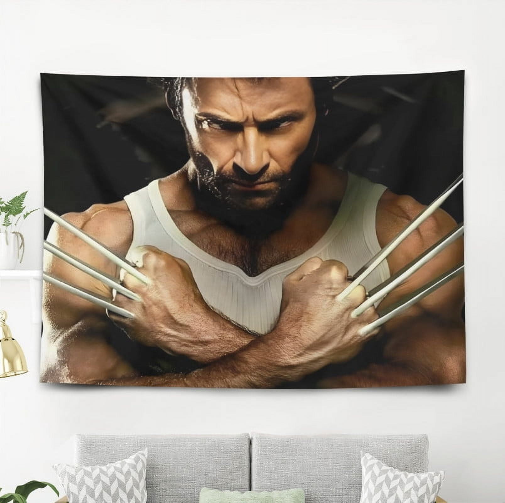 Wolverine wall mounted 50*60 inches peach skin velvet material ...