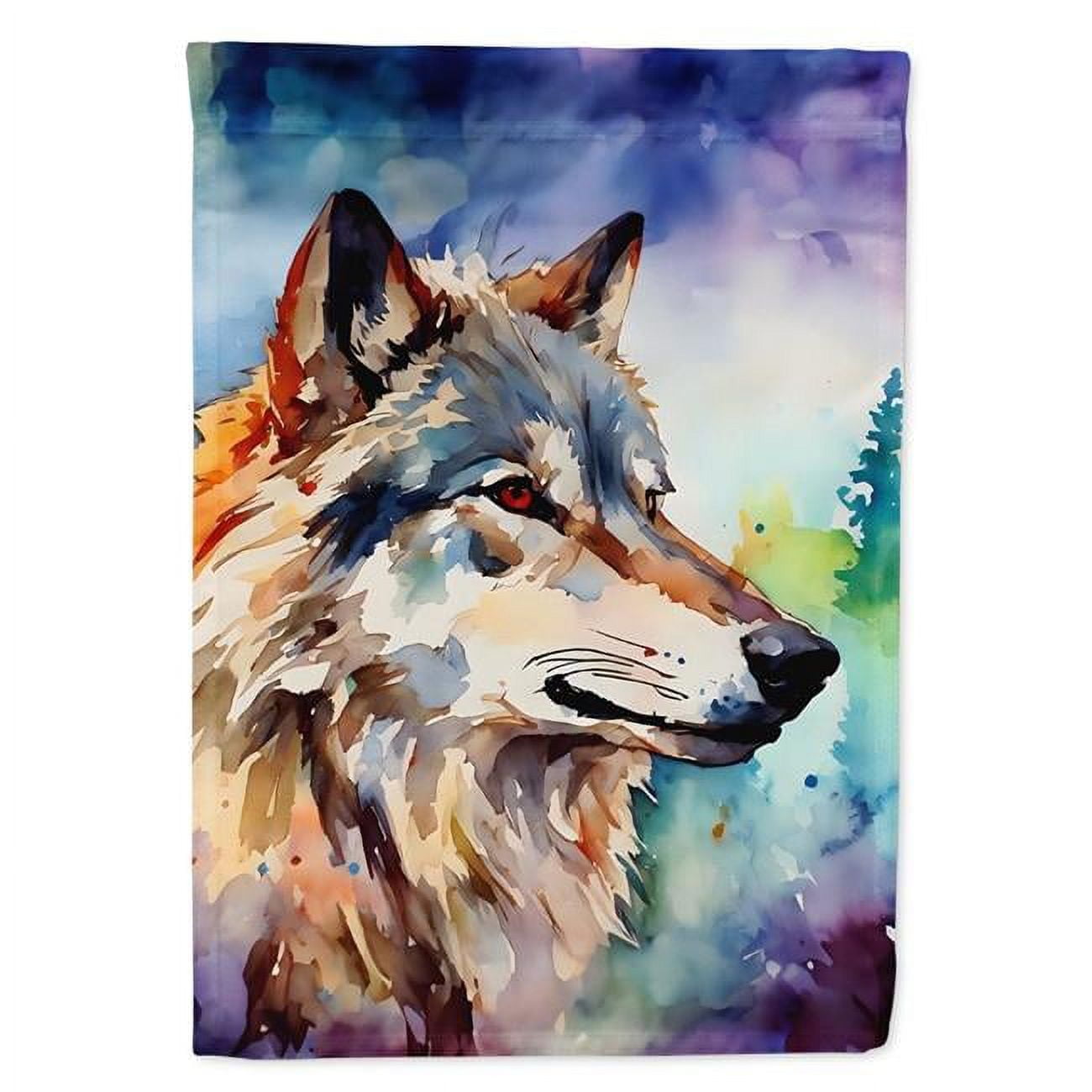 Wolves Wolf Garden Flag 11.25 in x 15.5 in - Walmart Business Supplies