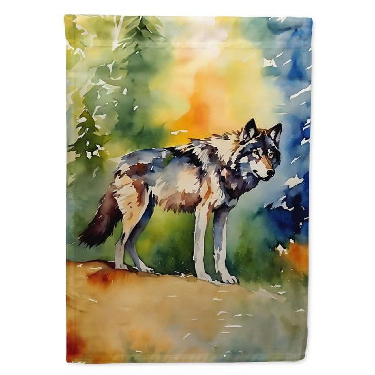 Wolves Wolf Garden Flag 11.25 in x 15.5 in - Walmart Business Supplies