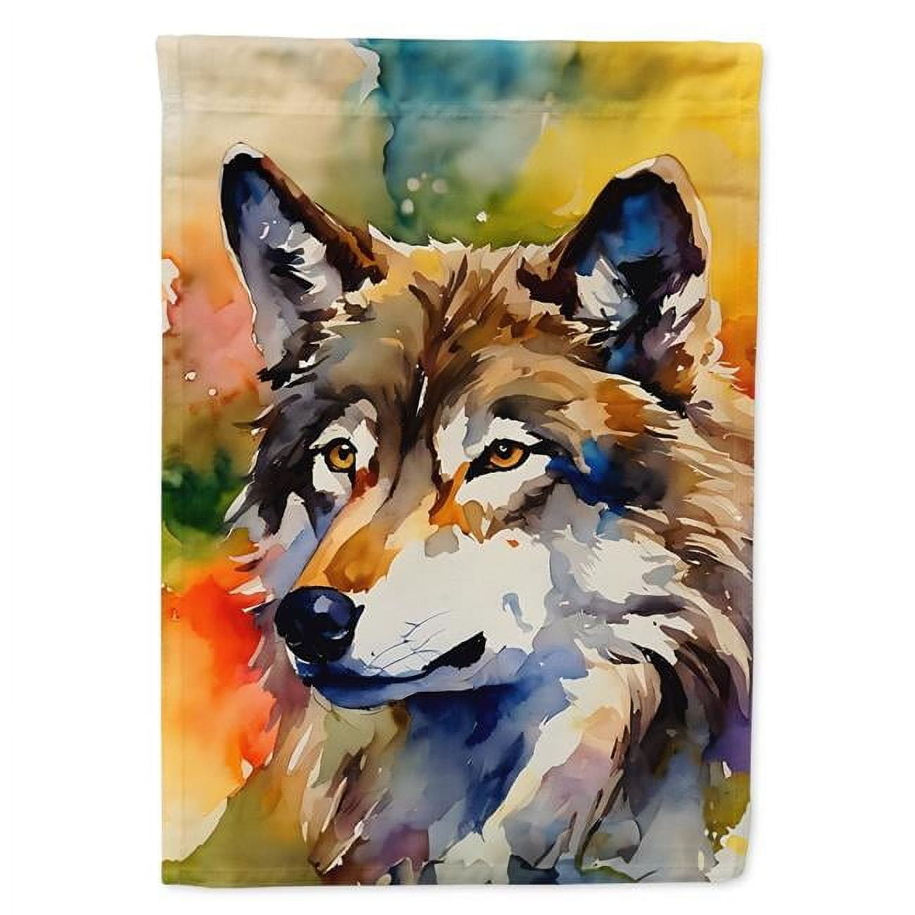 Wolves Wolf Garden Flag 11.25 in x 15.5 in - Walmart Business Supplies