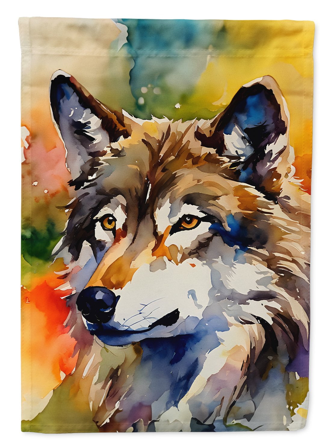 Wolves Wolf House Flag 28 in x 40 in - Walmart.com