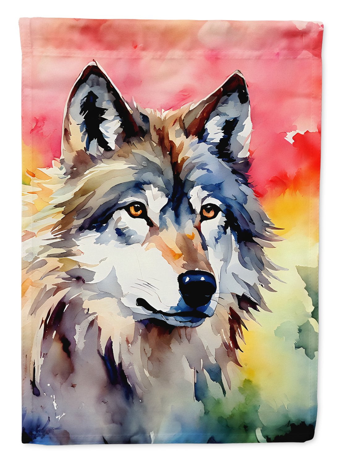 Wolves Wolf House Flag 28 in x 40 in - Walmart.com