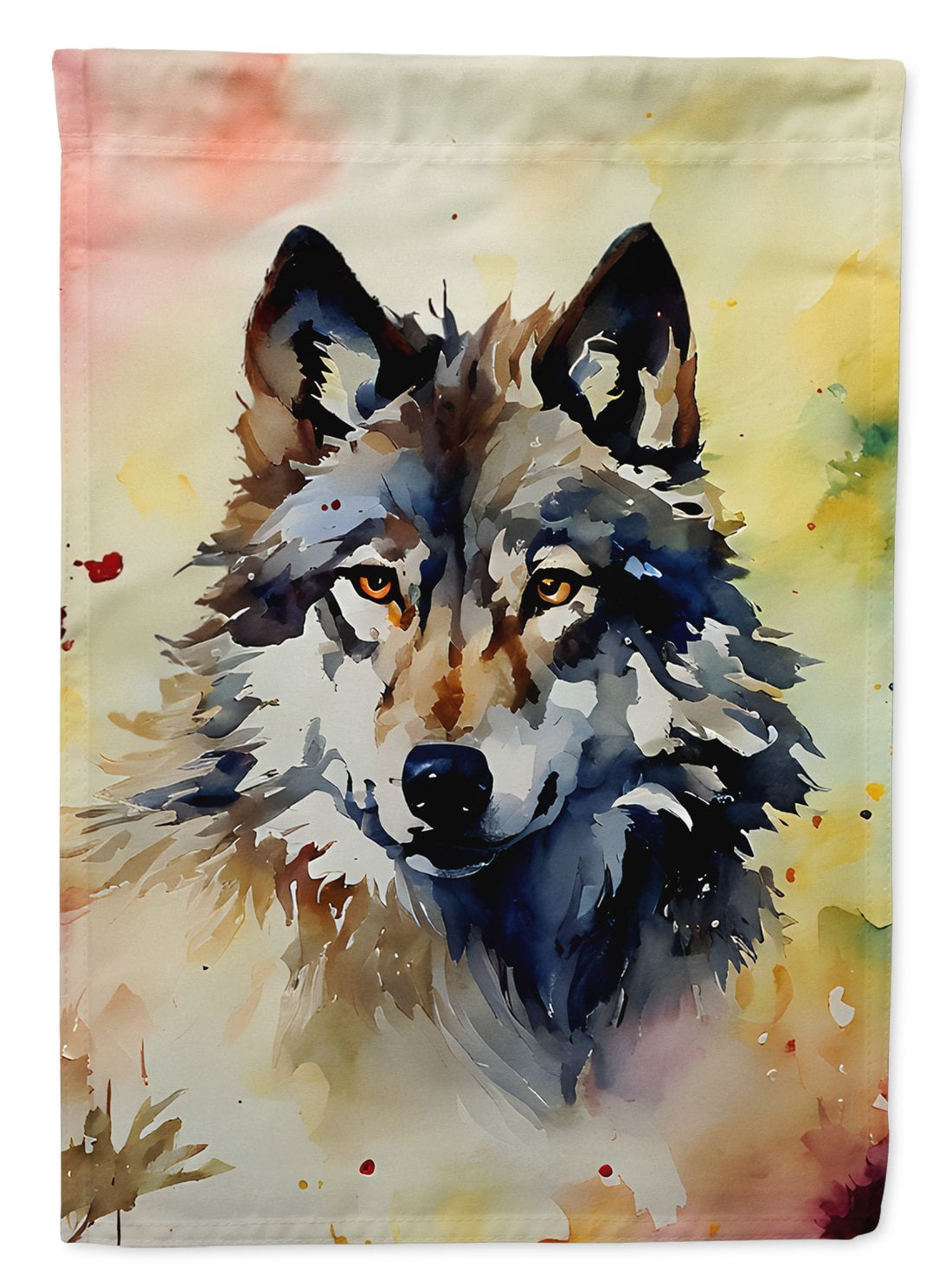 Wolves Wolf House Flag 28 in x 40 in - Walmart.com