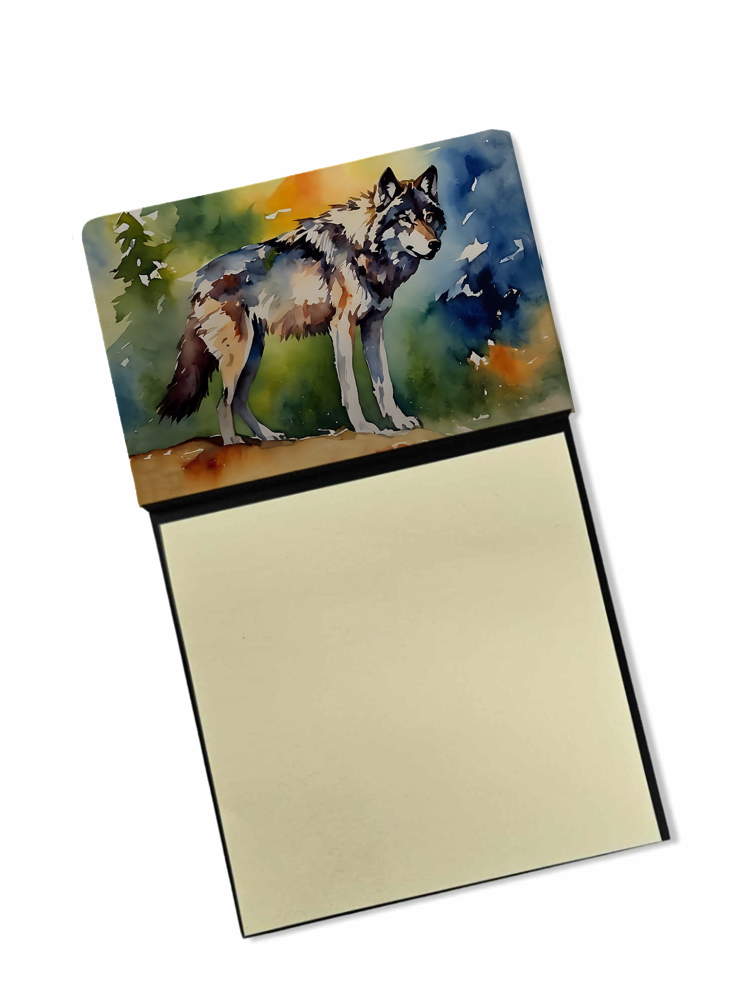 Wolves Wolf Sticky Note Holder 3.25 in x 5.25 in - Walmart.com