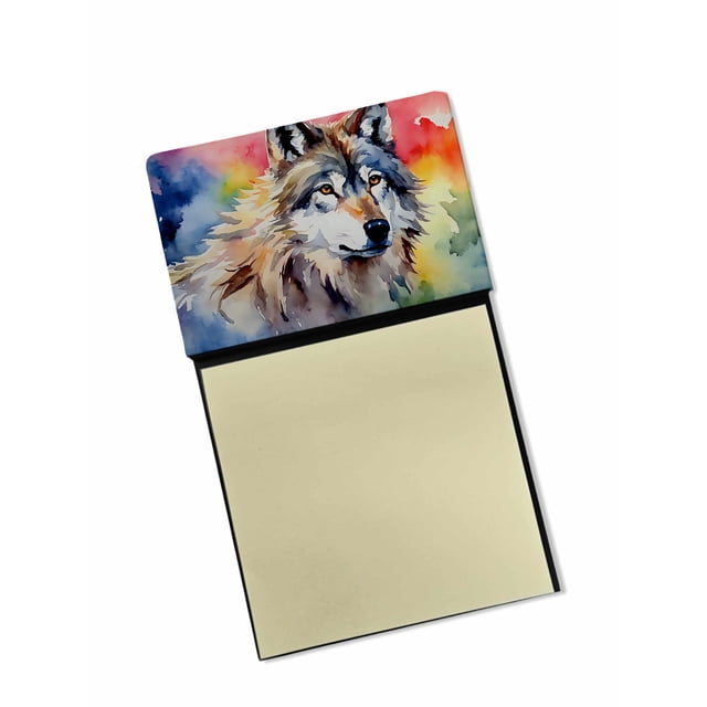 Wolves Wolf Sticky Note Holder 3.25 in x 5.25 in - Walmart Business ...