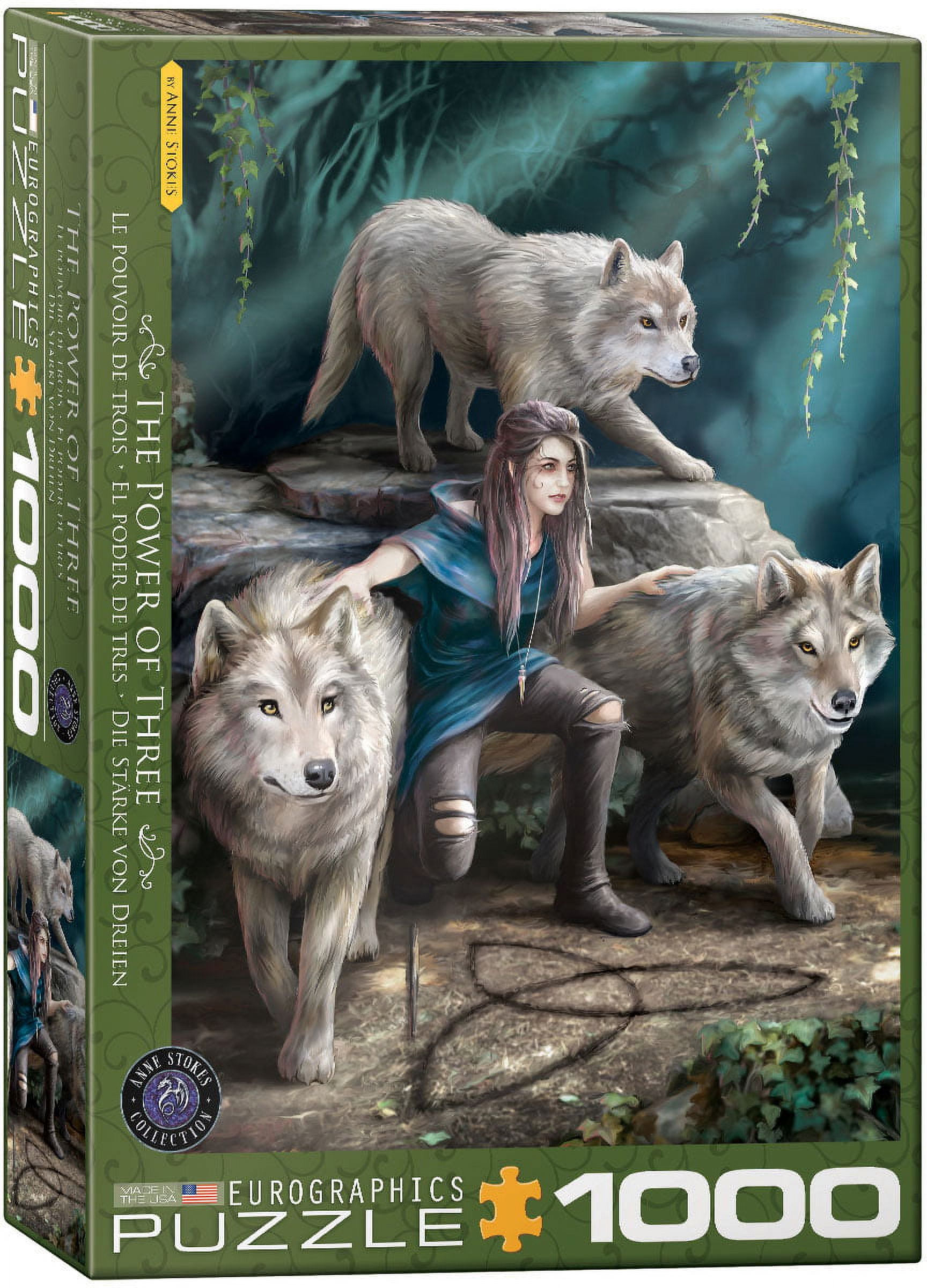 Wolves by Anne Stokes 1000 Pc - Walmart.com