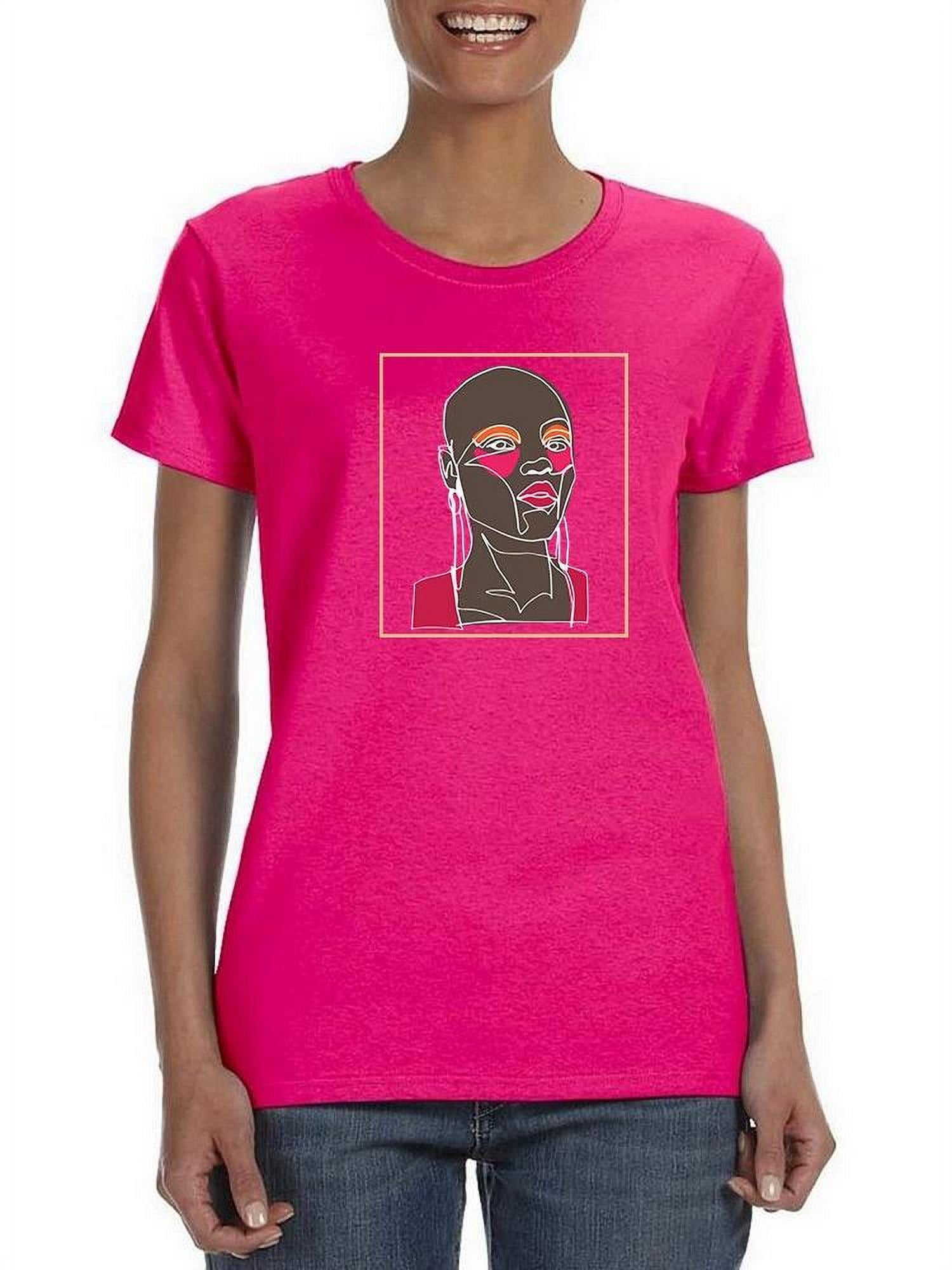 Woman Art T-Shirt Women -Smartprints Designs, Female Small - Walmart ...