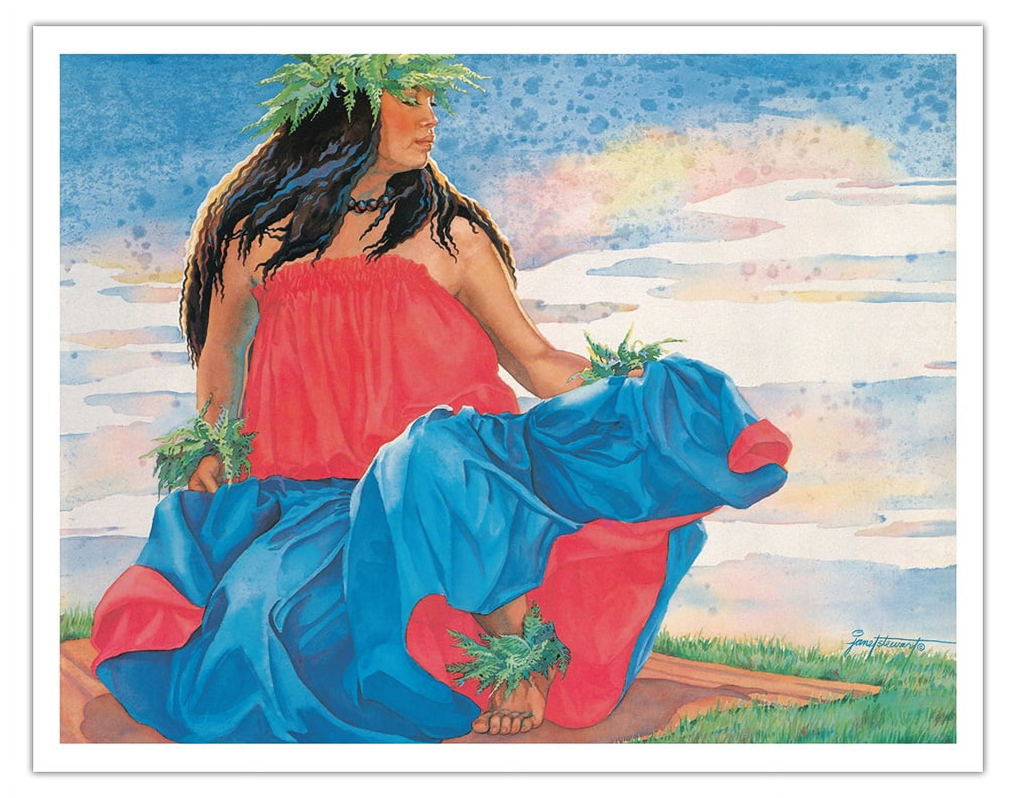 Woman As Bird Preening (Ka Wahine Mehe Mea He Manu Wae) - Hawaiian Hula ...