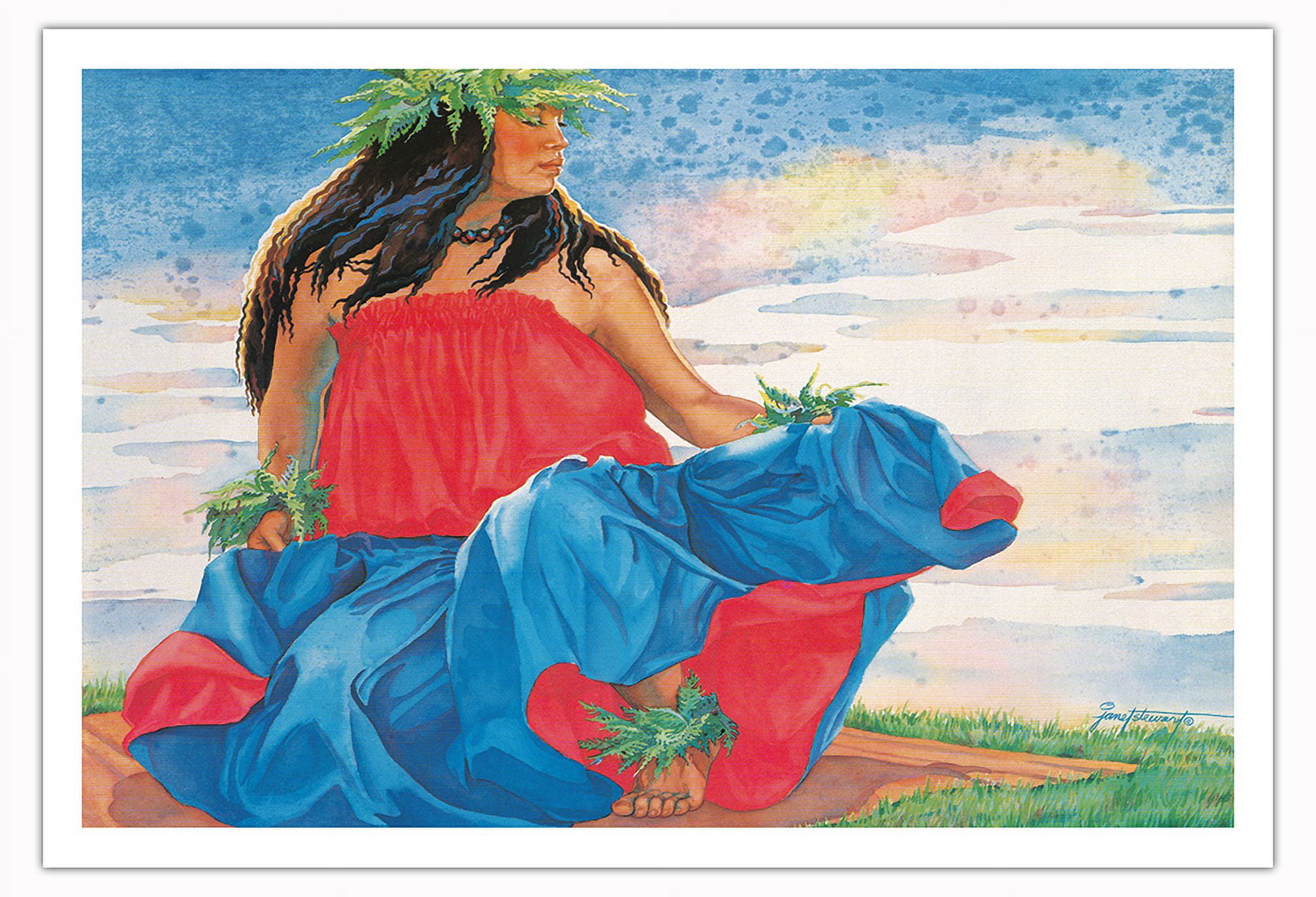 Woman As Bird Preening (Ka Wahine Mehe Mea He Manu Wae) - Hawaiian Hula ...