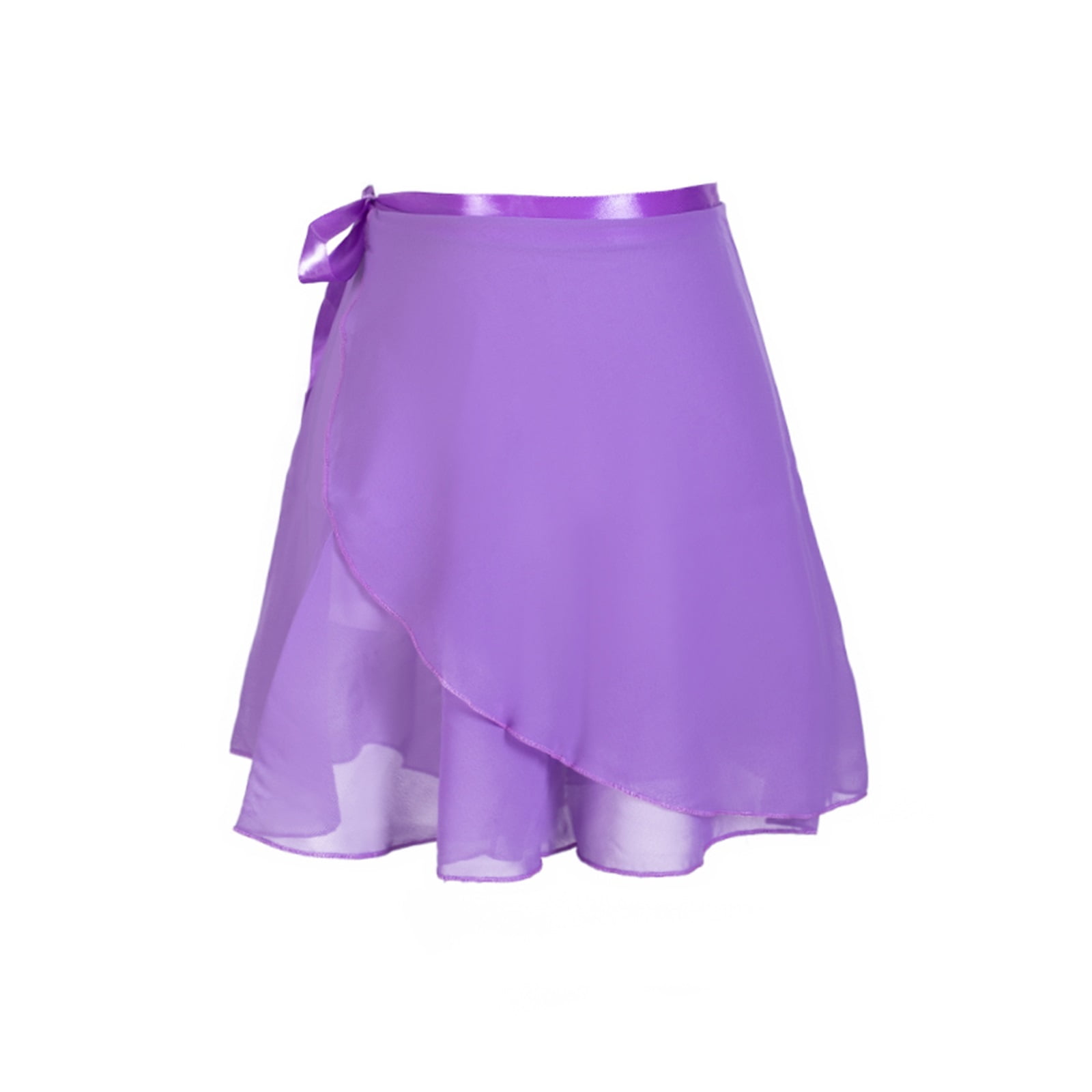 Woman Ballet Skirts Wrap Dance Skirt Chiffon Skirts For Girls Tied Mini ...