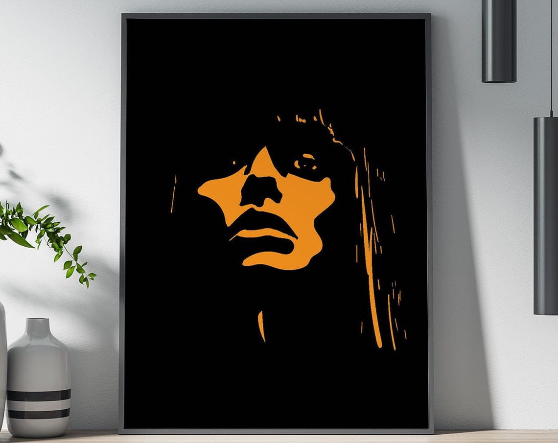 Woman Face Backlight Poster, Poster, Poster Print, Wall Decor, Woman ...