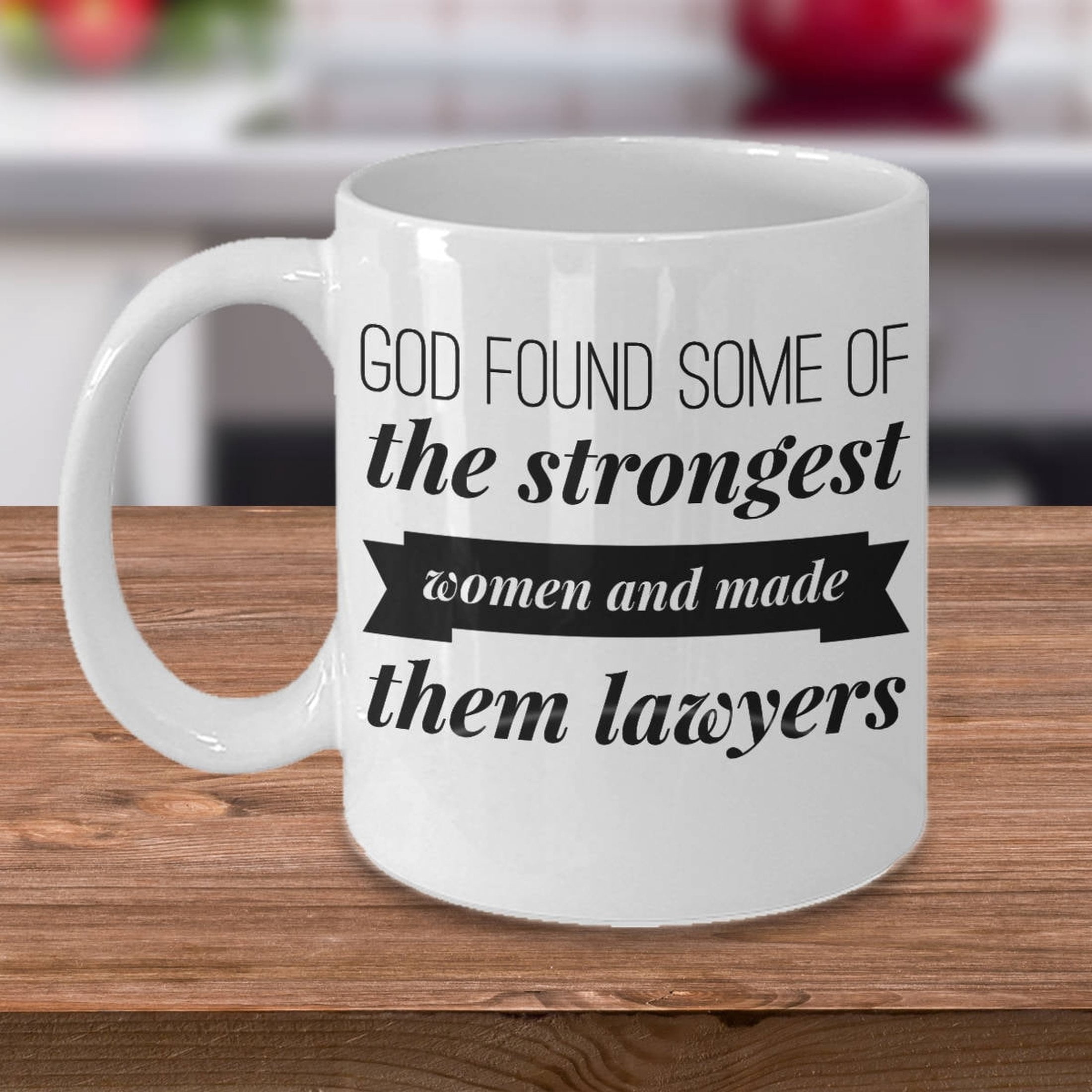 Woman Lawyer 11 oz Coffee Mug - Funny Female Attorney White Ceramic ...