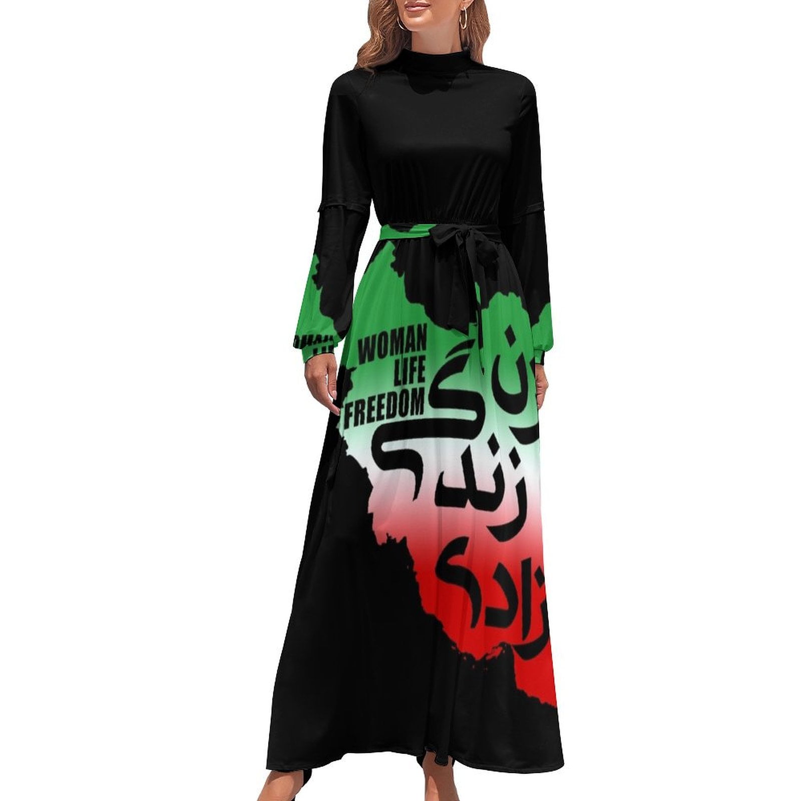 Woman Life Freedom ?? ????? ????? Long Dress prom clothes dresses for ...