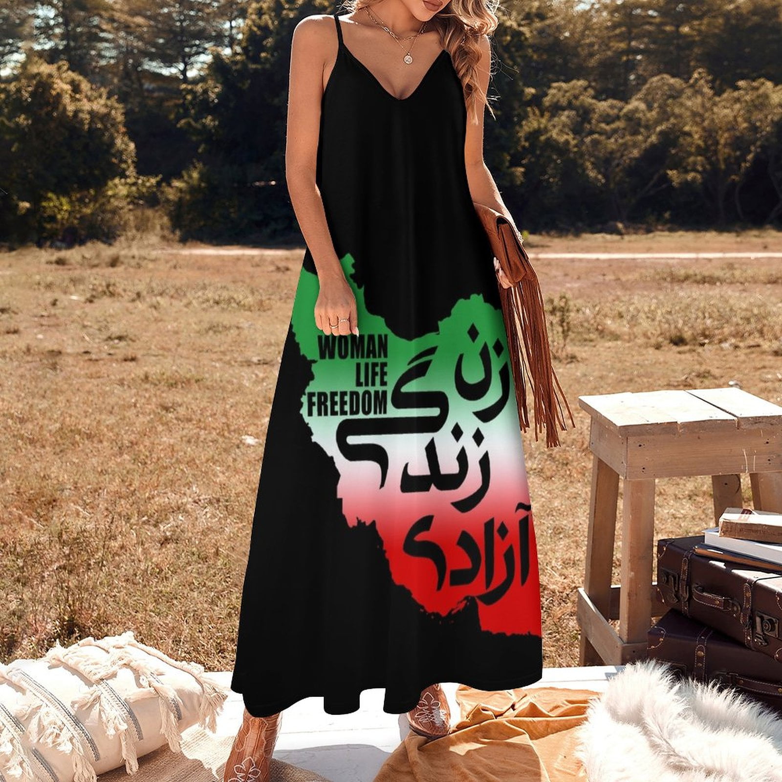 Woman Life Freedom ?? ????? ????? Sleeveless Dress Aesthetic clothing ...