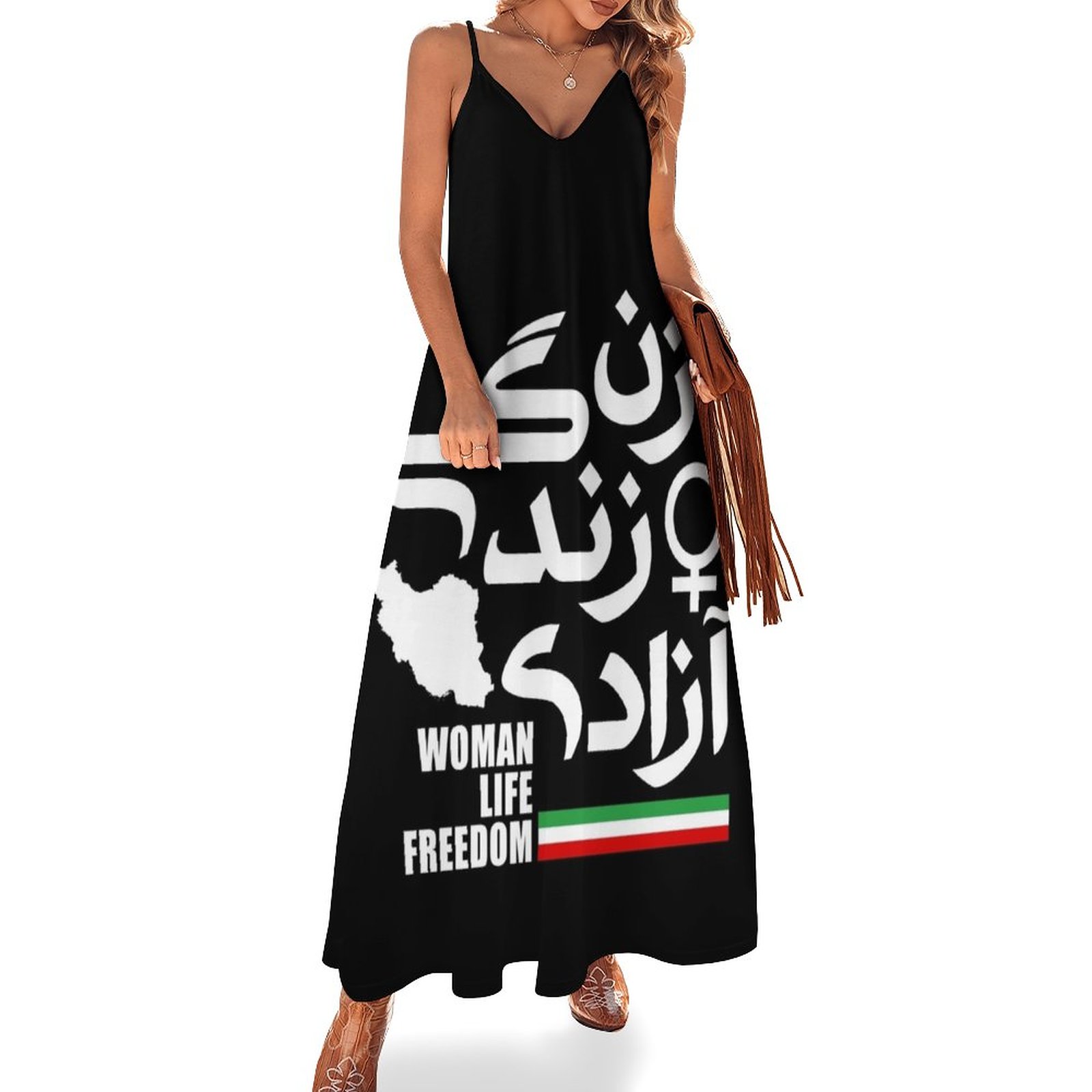 Woman Life Freedom ?? ????? ????? Sleeveless Dress elegant dresses for ...