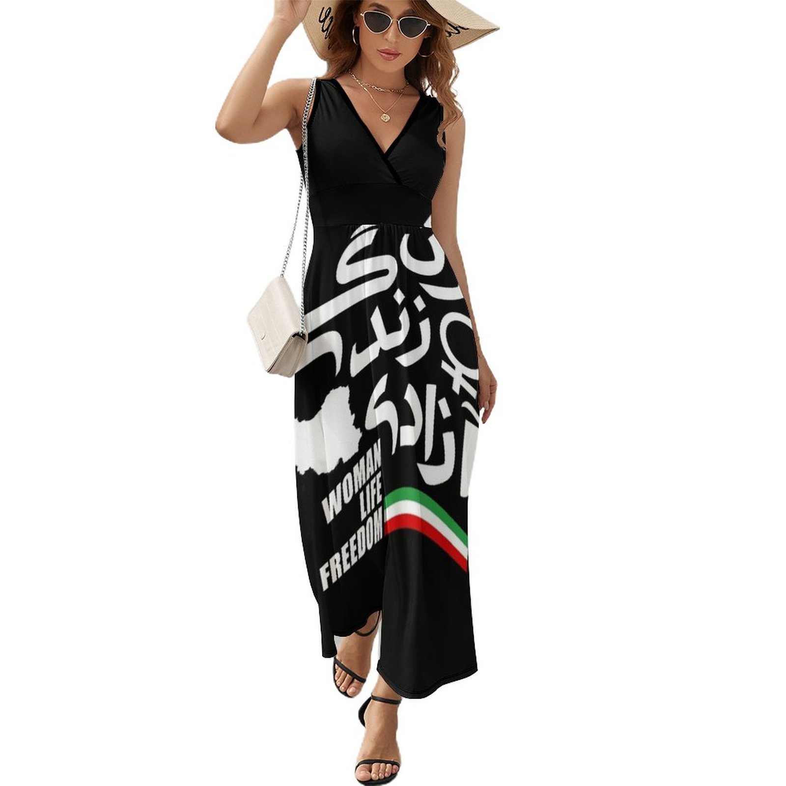 Woman Life Freedom ?? ????? ????? Sleeveless Dress luxury dress ...