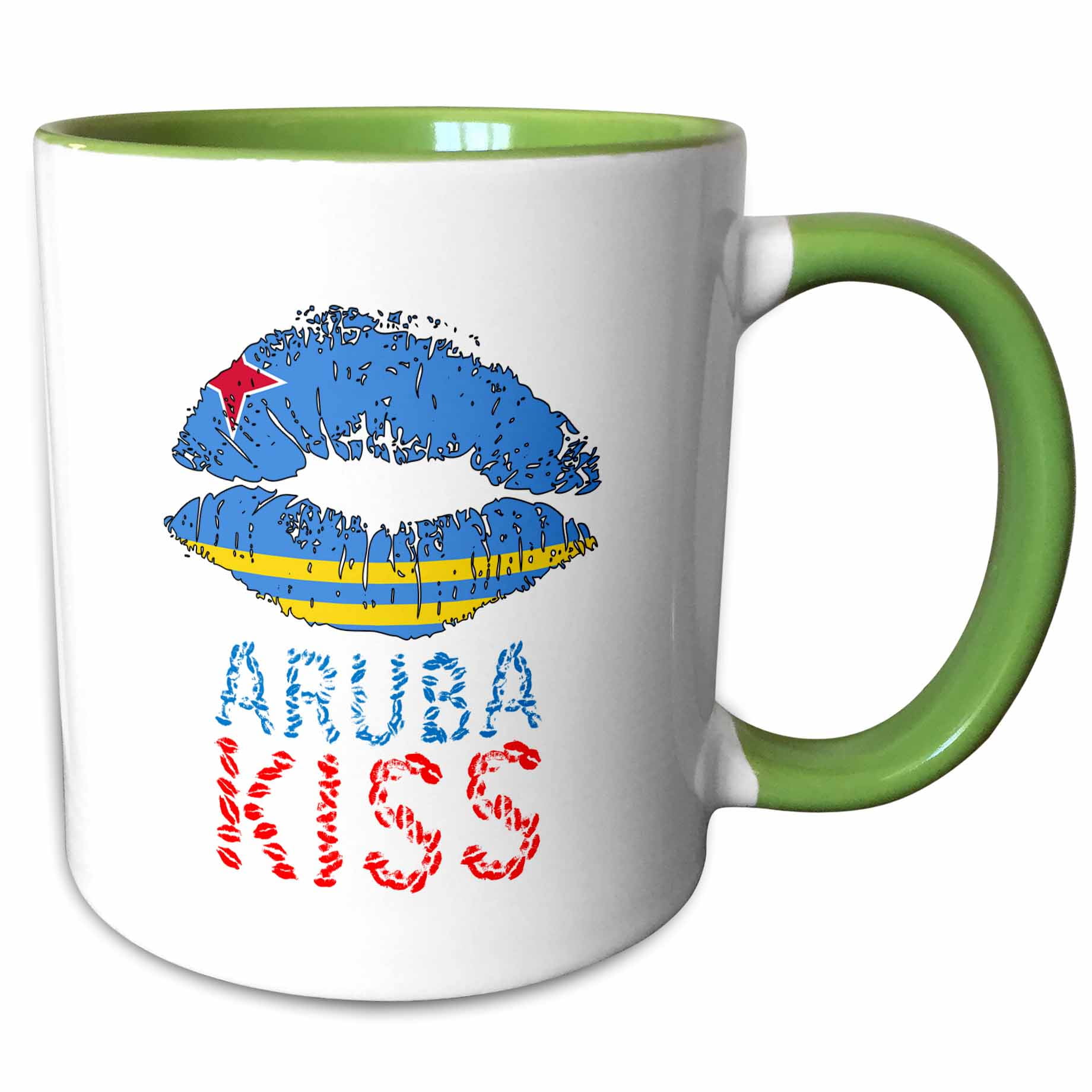 3drose, Woman Lips, Flag of Aruba. Aruba Kiss. Nice Patriotic, Travel ...