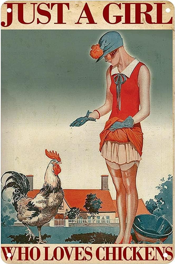 A Woman Who Loves Chickens 5D Diamond Painting Kits for Beginners,DIY ...