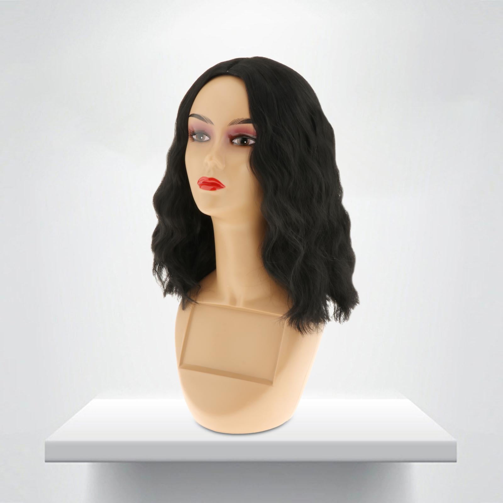 Woman Mannequin Head Model with Shoulder Lifelike Multipurpose ...