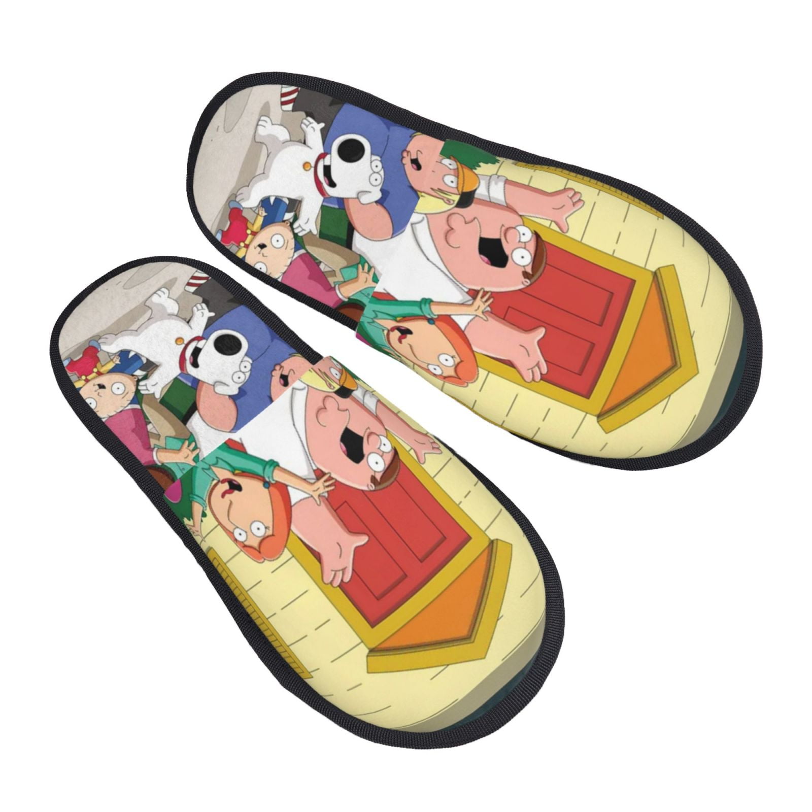 Woman Men Fam-ily Guy Home Shoes Warm Memory Foam Cotton Slippers ...