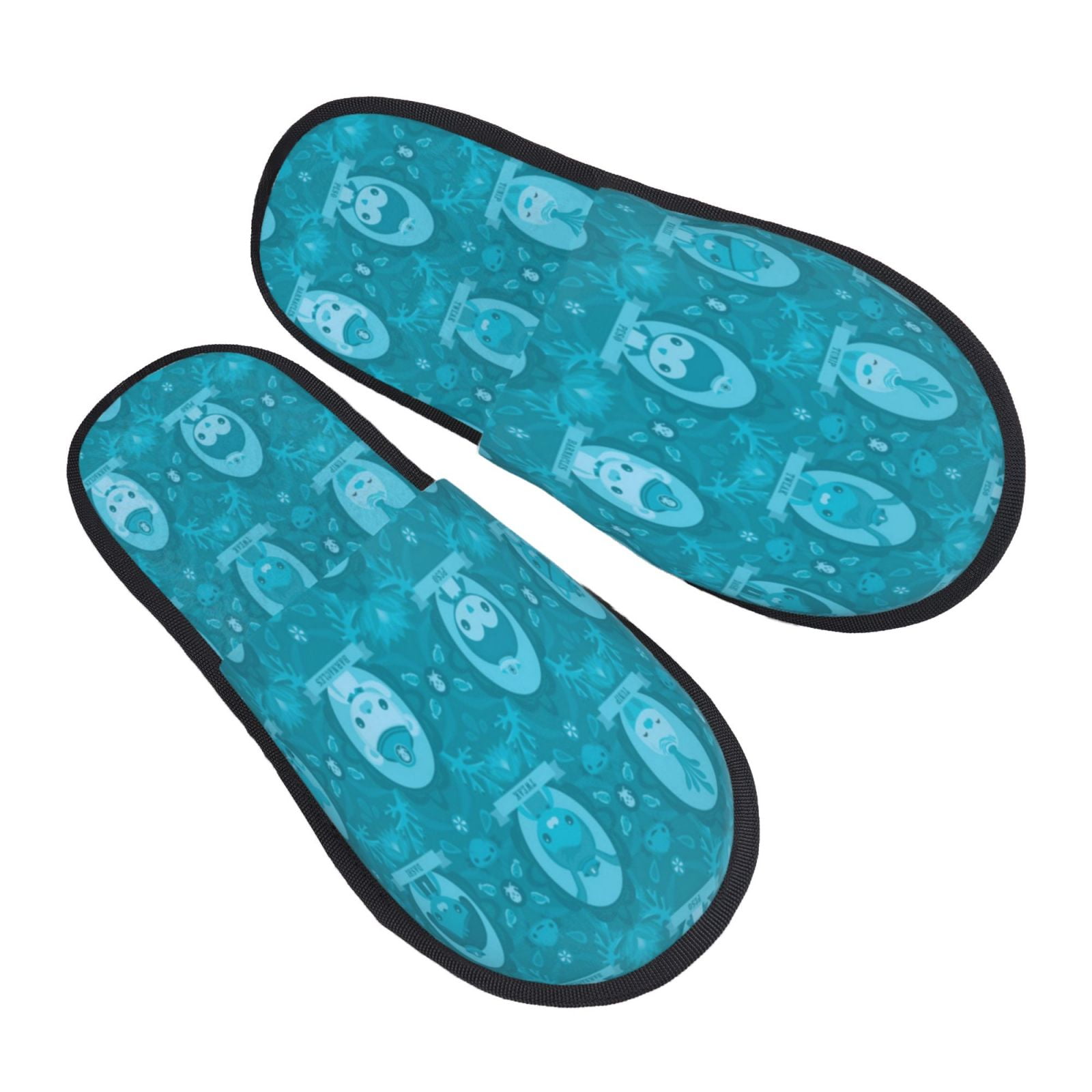 Woman Men Octonauts Home Shoes Warm Memory Foam Slippers Fall Winter ...