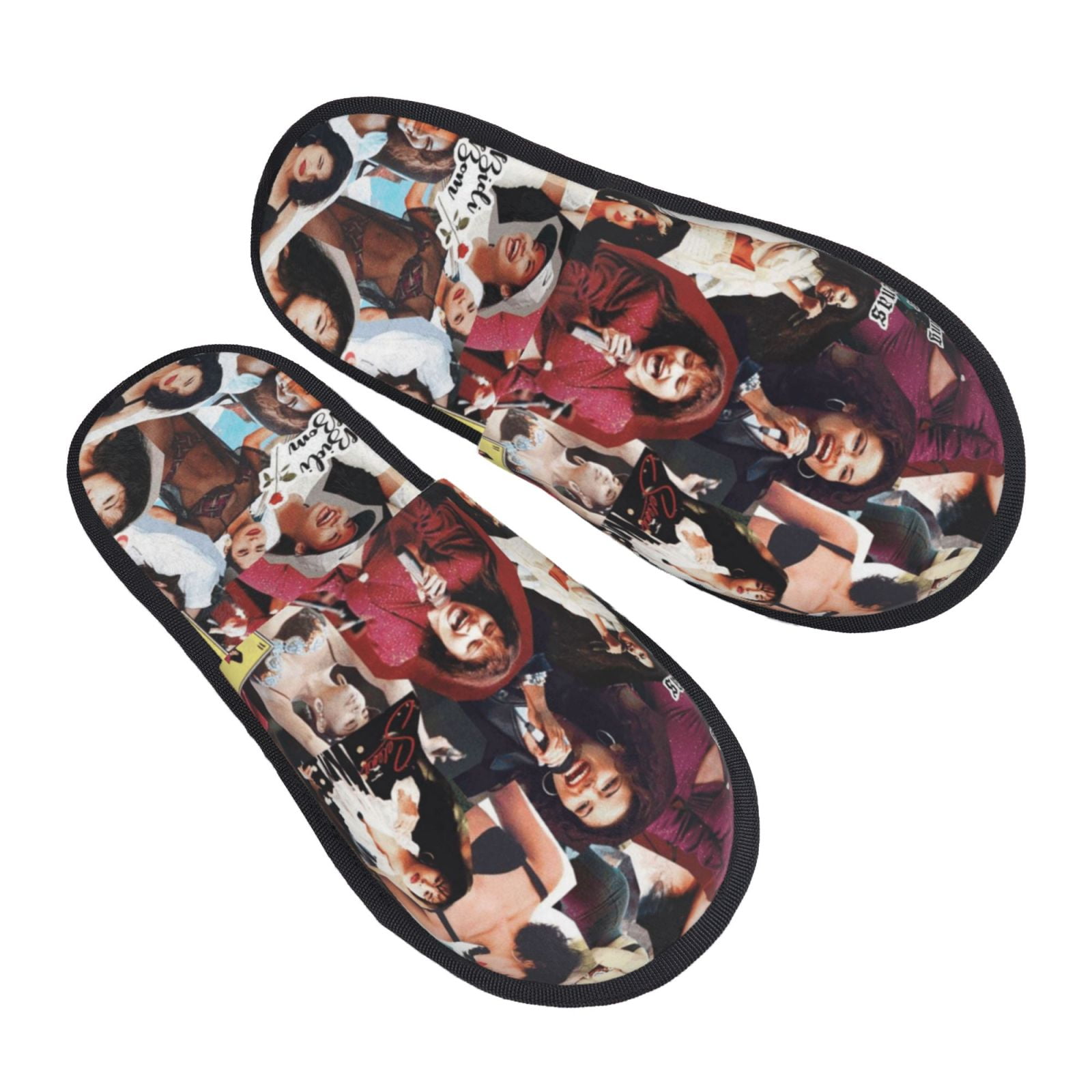 Woman Men Selena Singer Quinta-Nill Home Shoes Warm Memory Foam Cotton ...