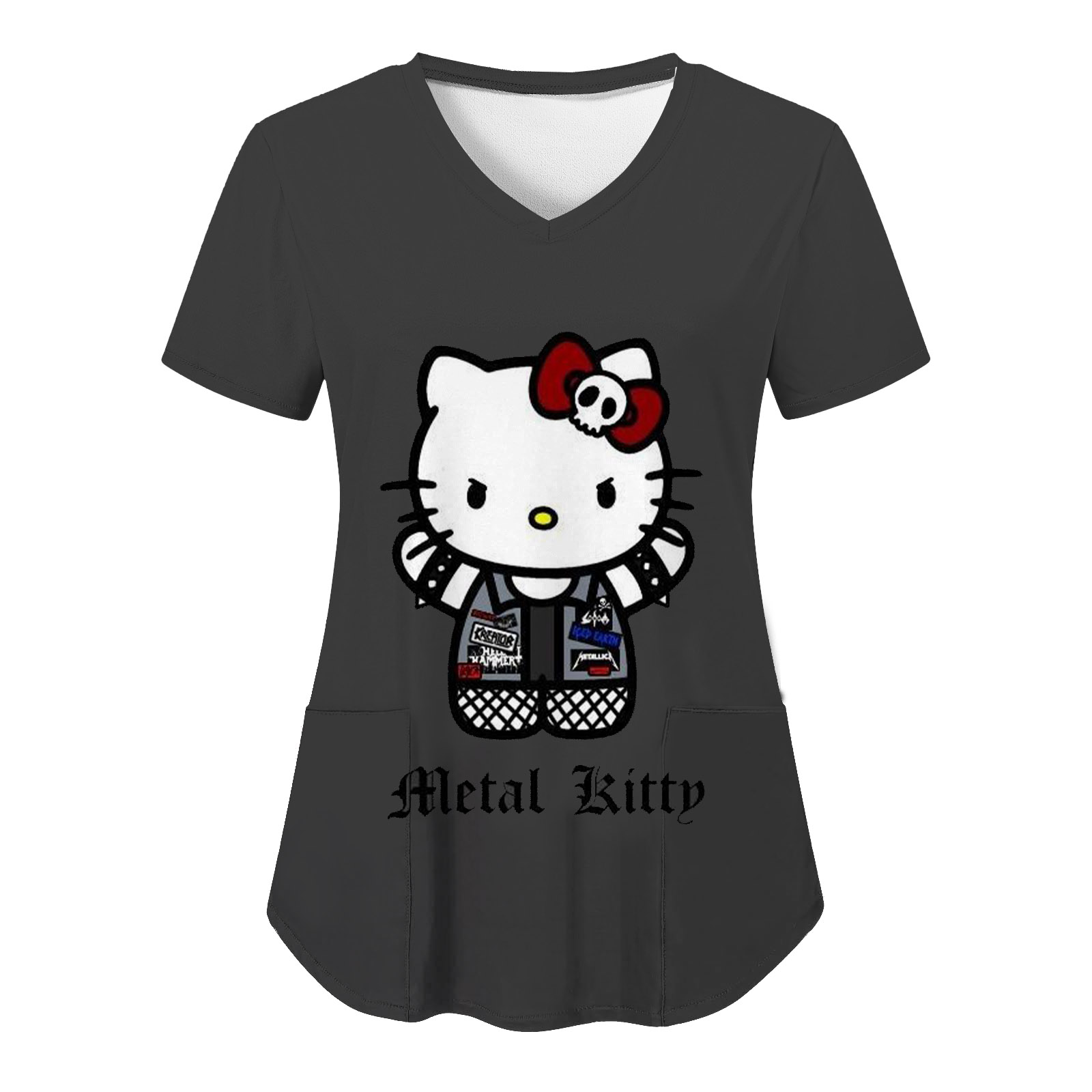 Woman Nurse Uniform Sanrio Hello Kitty Summer Kawaii Y2k Clothes Trendy ...