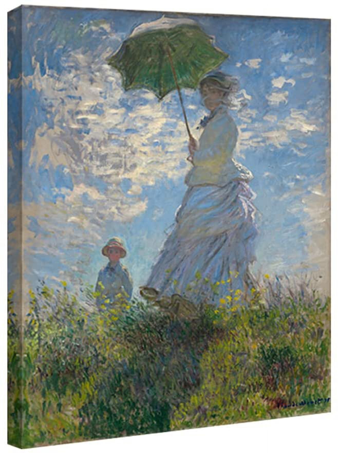 Woman with a Parasol Madame Monet and Her Son Canvas Prints Wall Art of ...