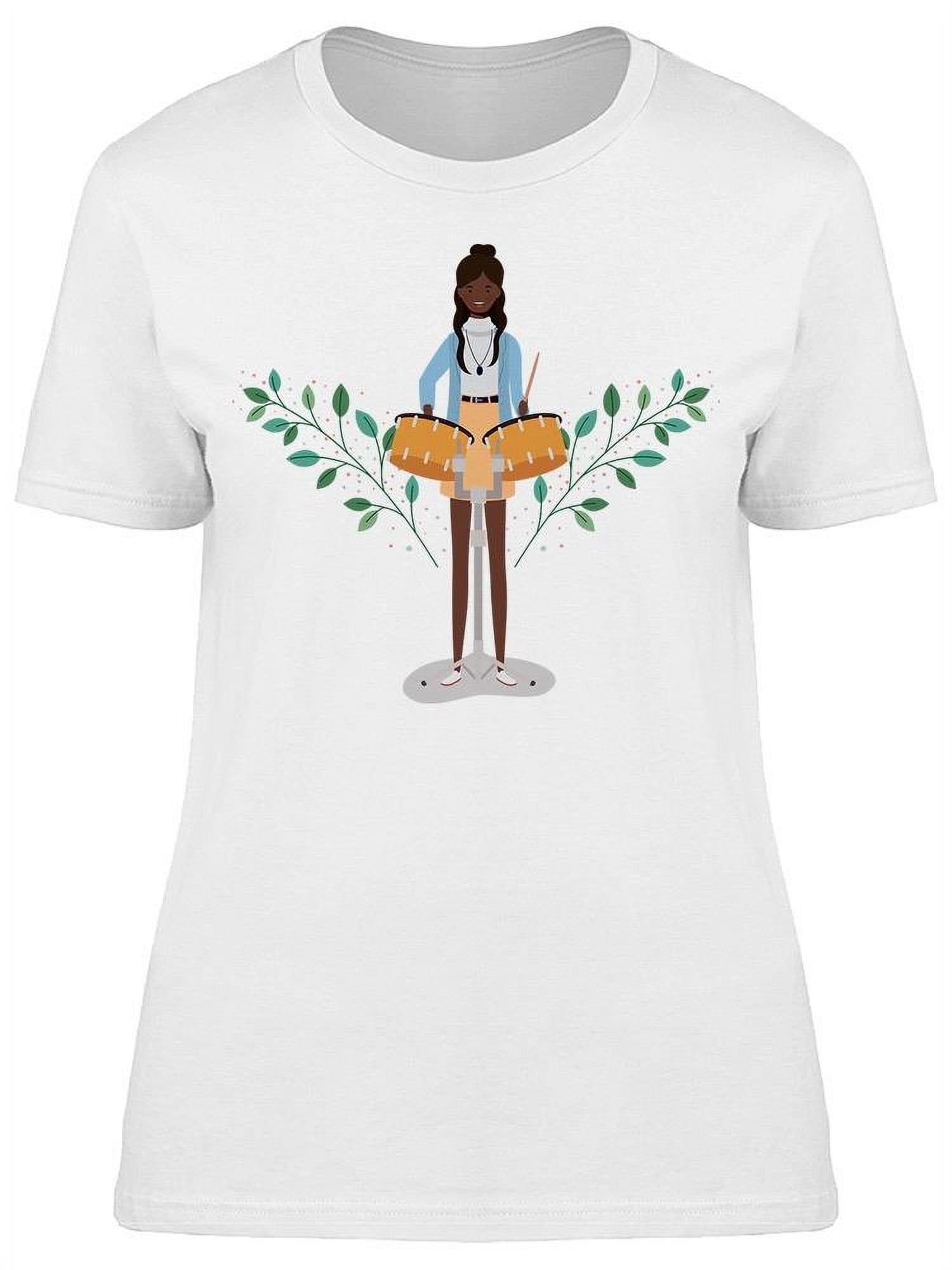 Woman Playing Timpani T-Shirt Women -Image by Shutterstock, Female x ...